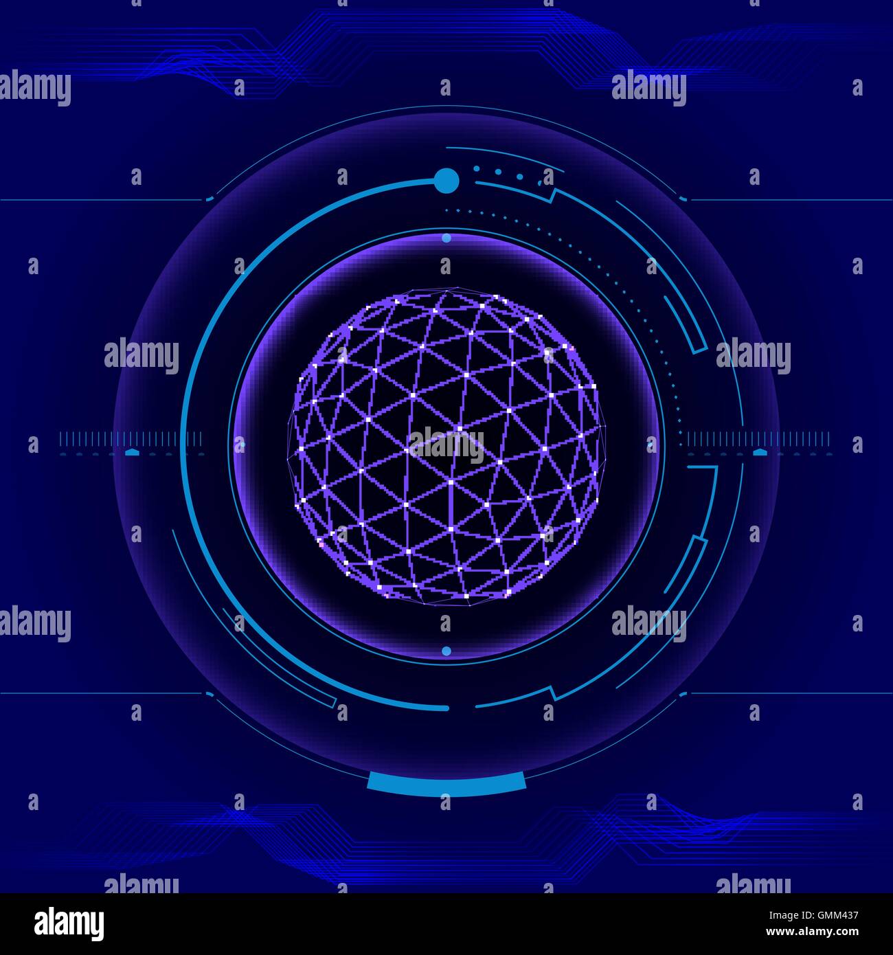 Futuristic gaming overlay hi-res stock photography and images - Alamy