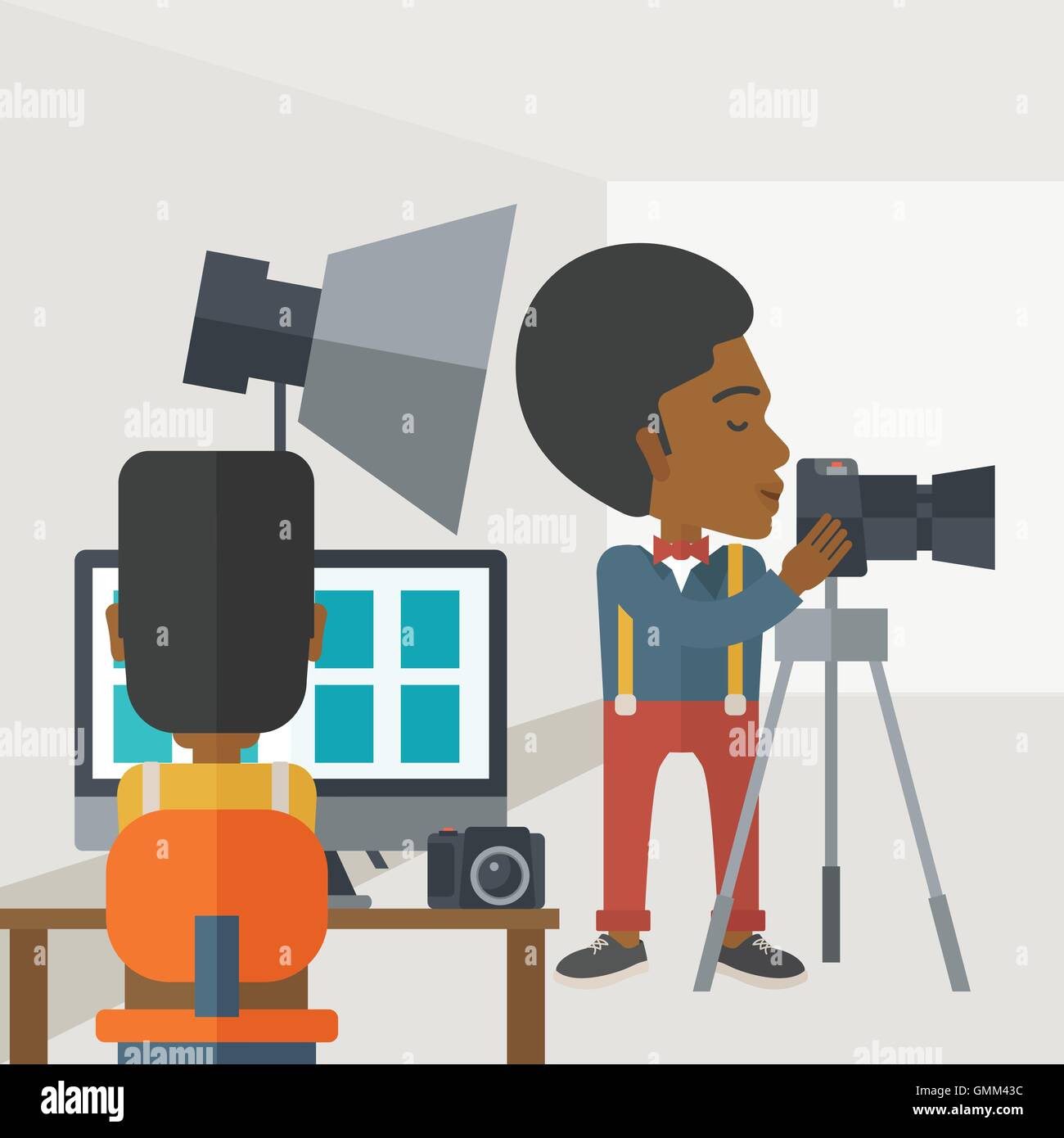 Fashion men studio Stock Vector Images - Alamy