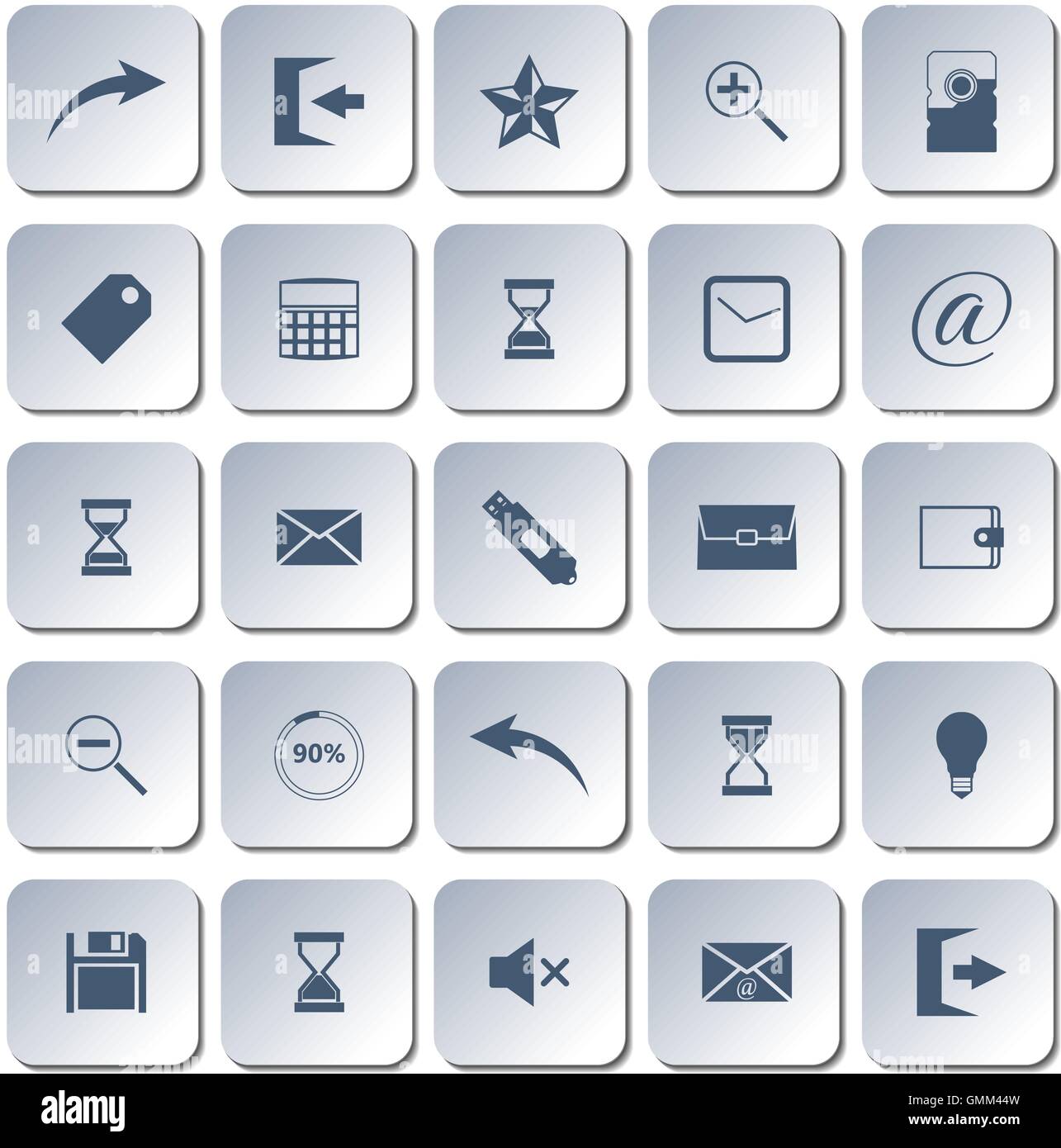 Set of web icons, vector illustration Stock Vector Image & Art - Alamy