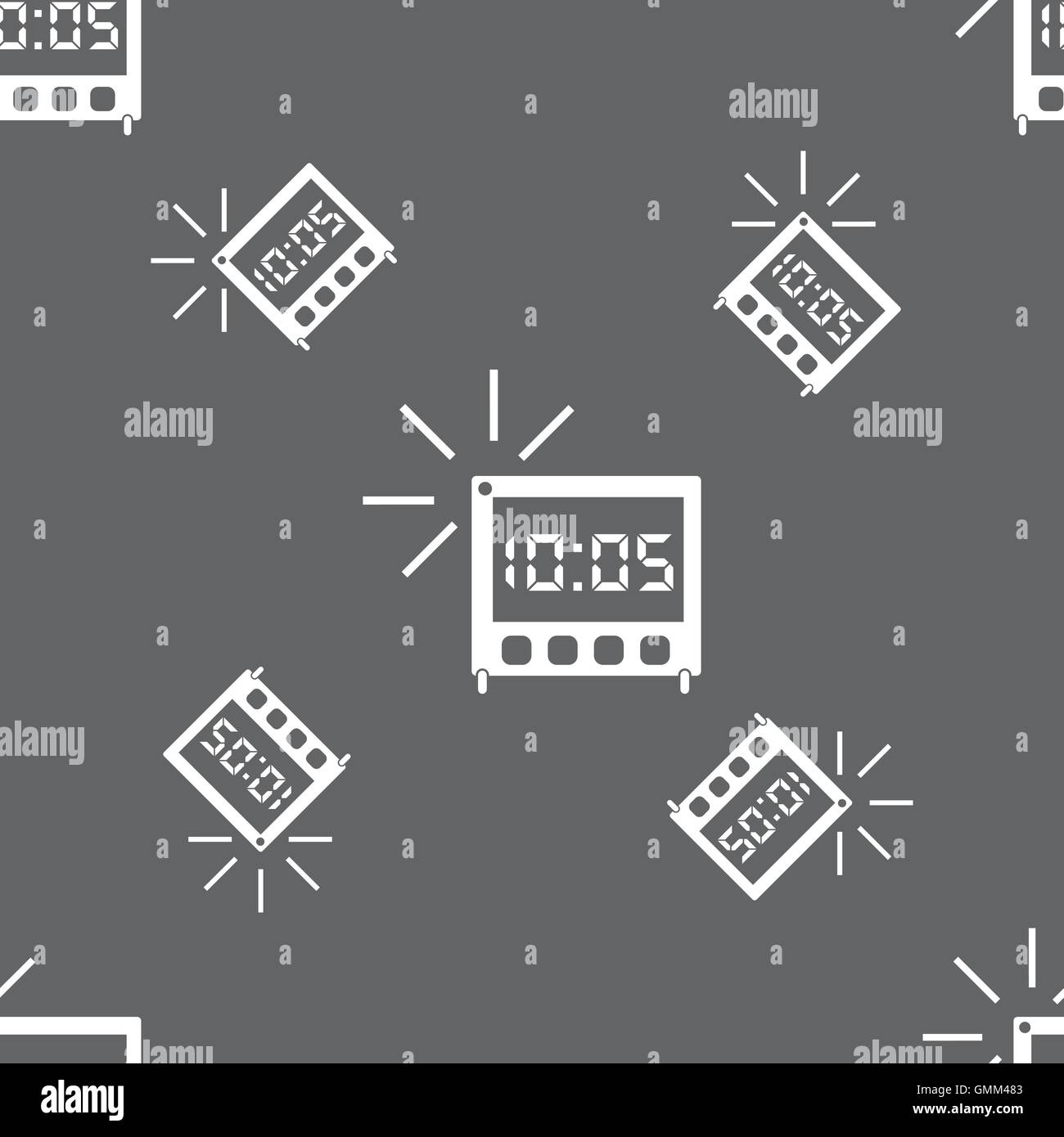 Digital clock icon hi-res stock photography and images - Alamy