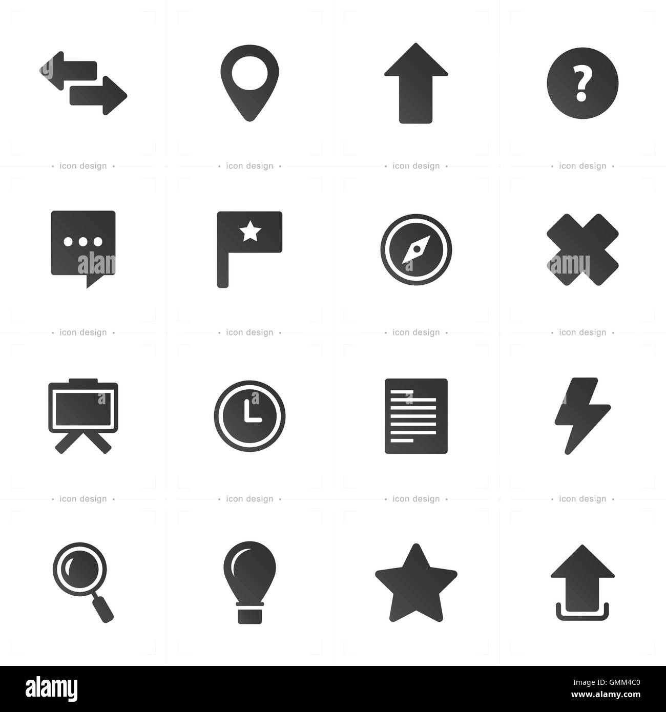 Media and communication icons Stock Vector Image & Art - Alamy