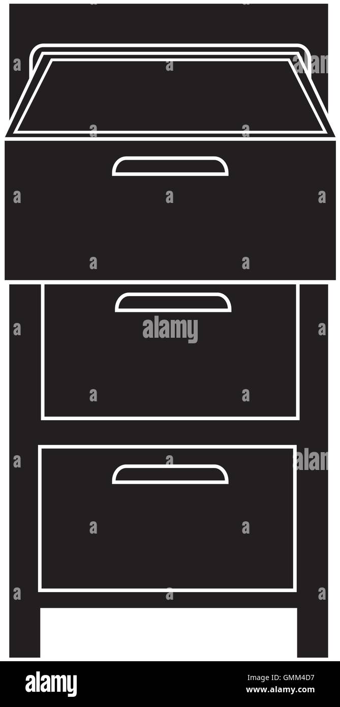 file cabinet office Stock Vector Image & Art - Alamy