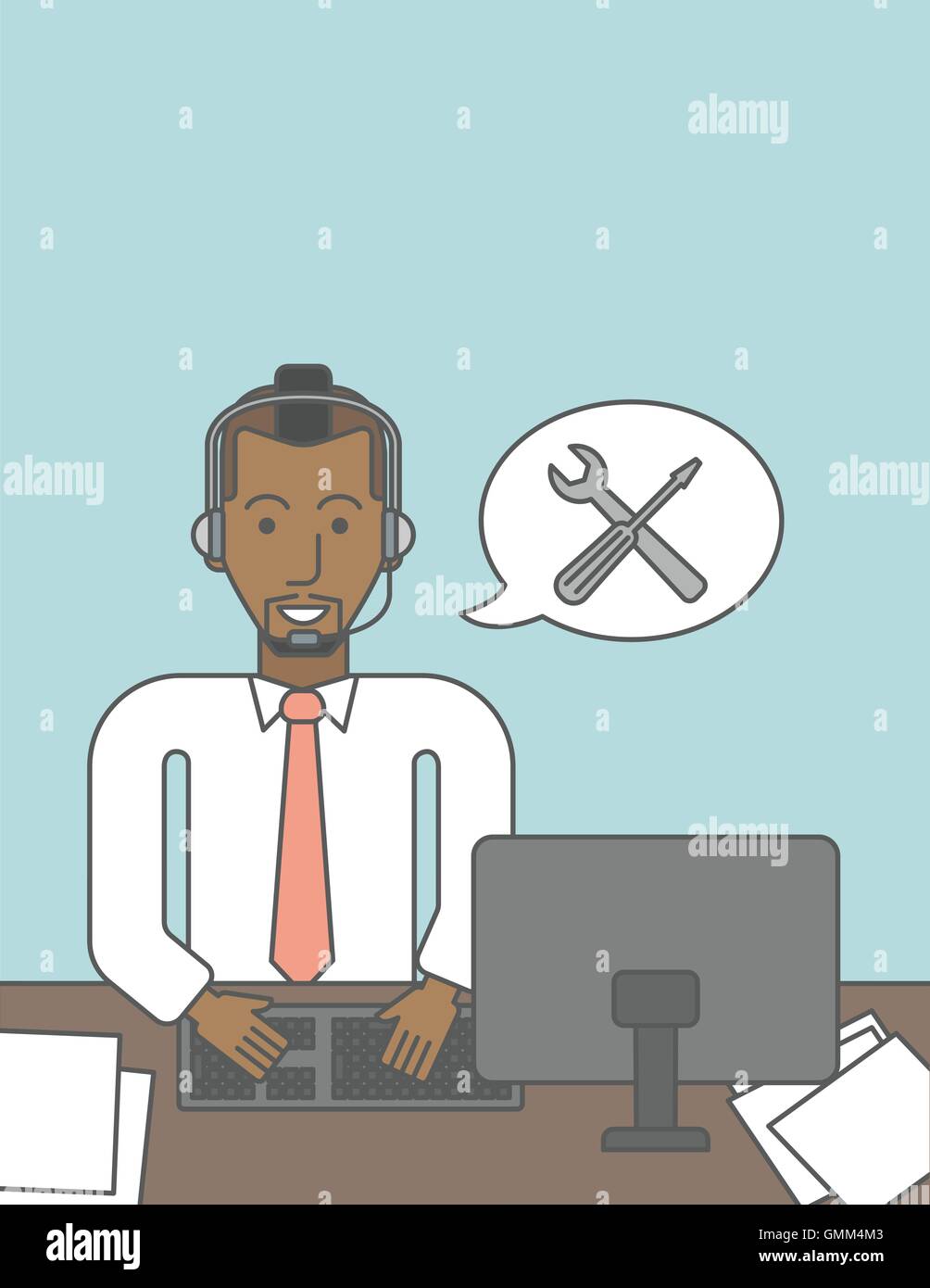 Technical discussion Stock Vector Images - Alamy