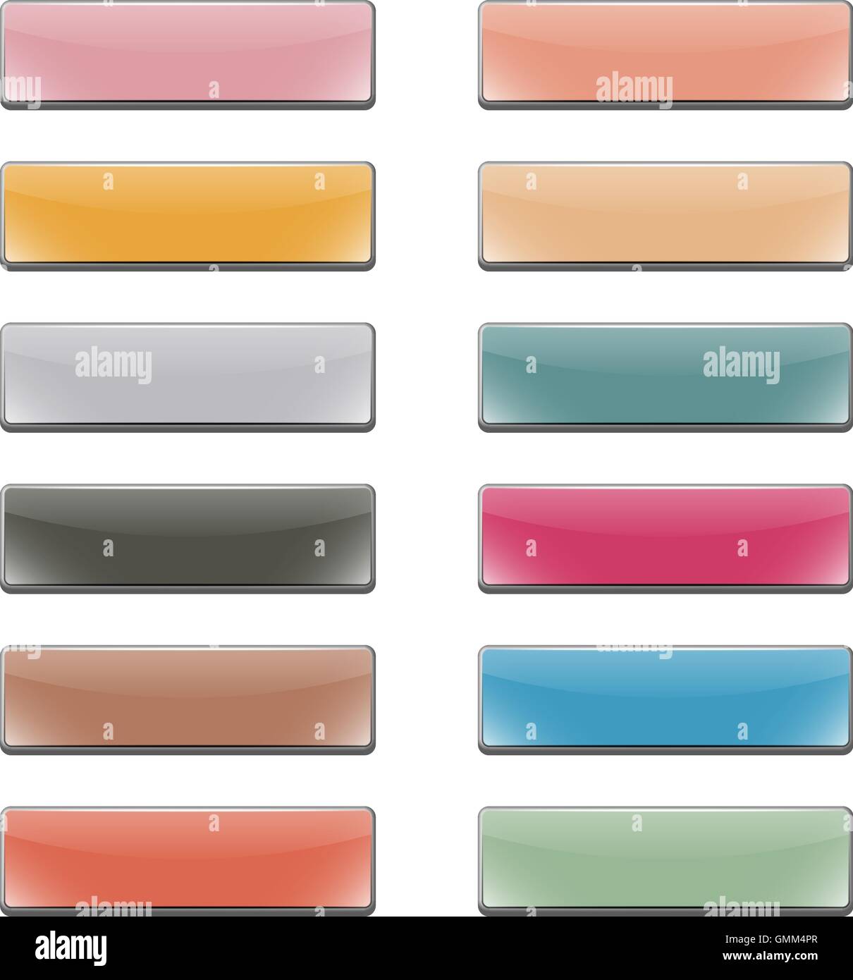 Volumetric buttons vector Stock Vector Image & Art - Alamy