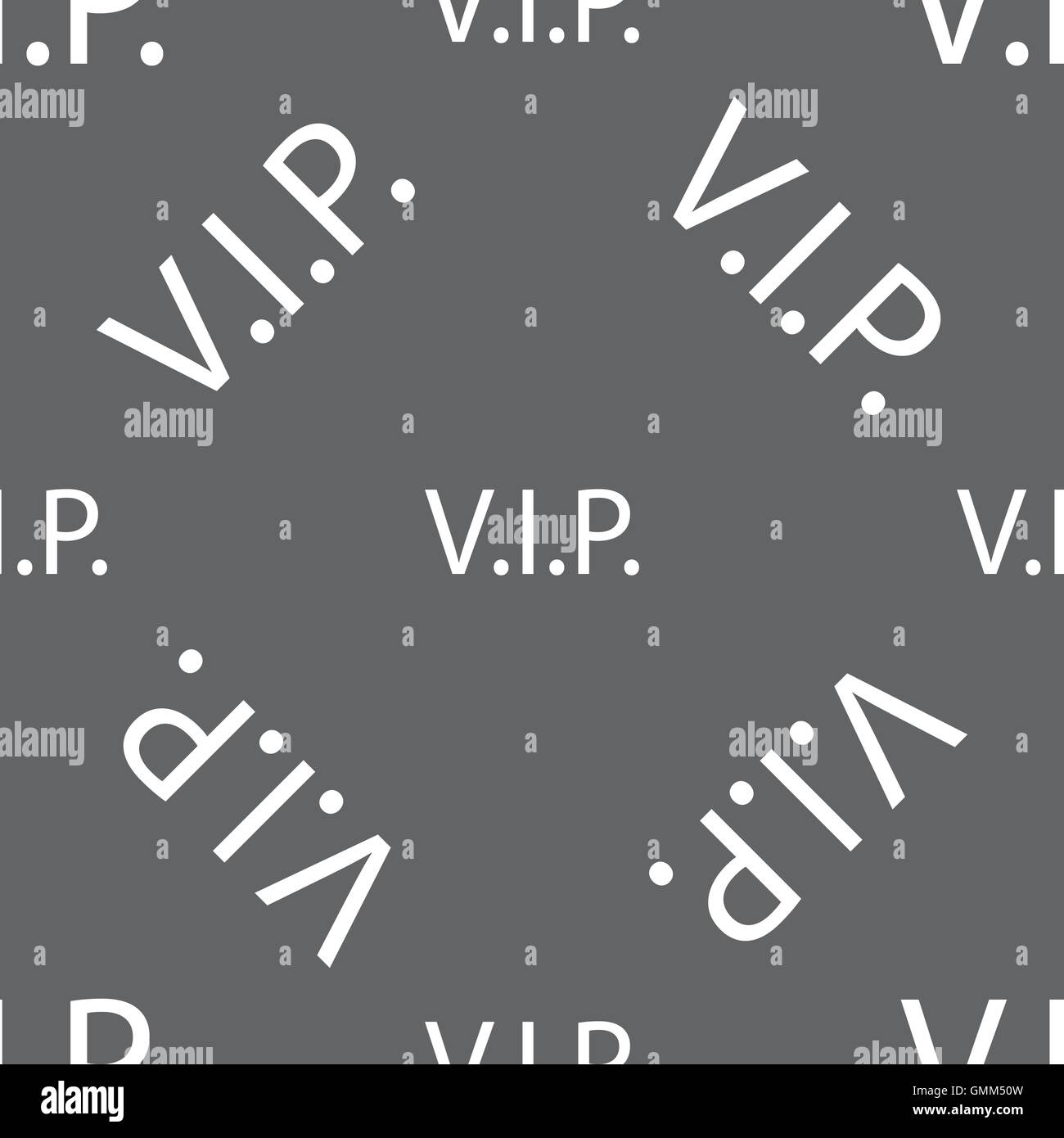 Vip sign icon. Membership symbol. Very important person. Seamless ...