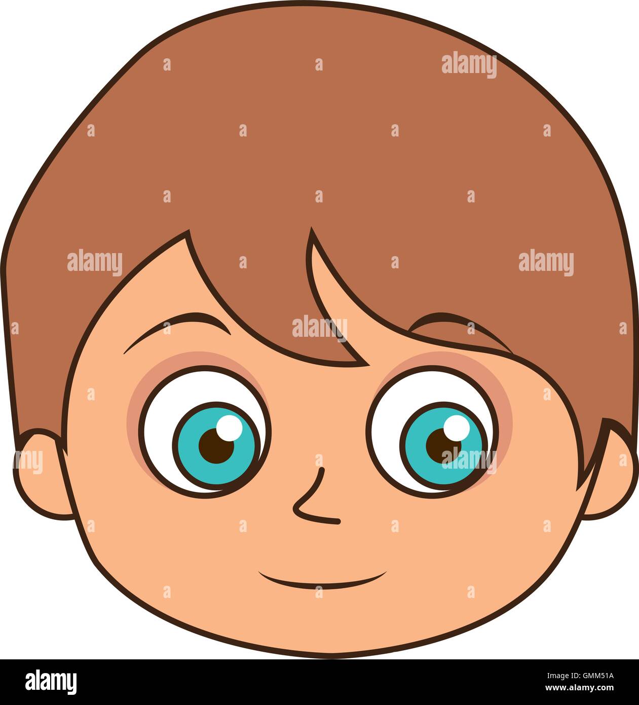 little boy smiling Stock Vector Image & Art - Alamy