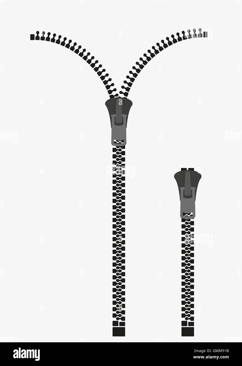 Zipper sign Stock Vector Images - Alamy