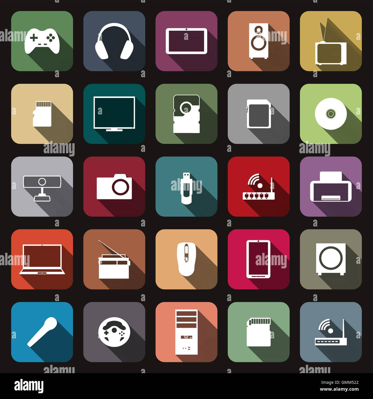 Icons digital devices, vector illustration Stock Vector Image & Art - Alamy