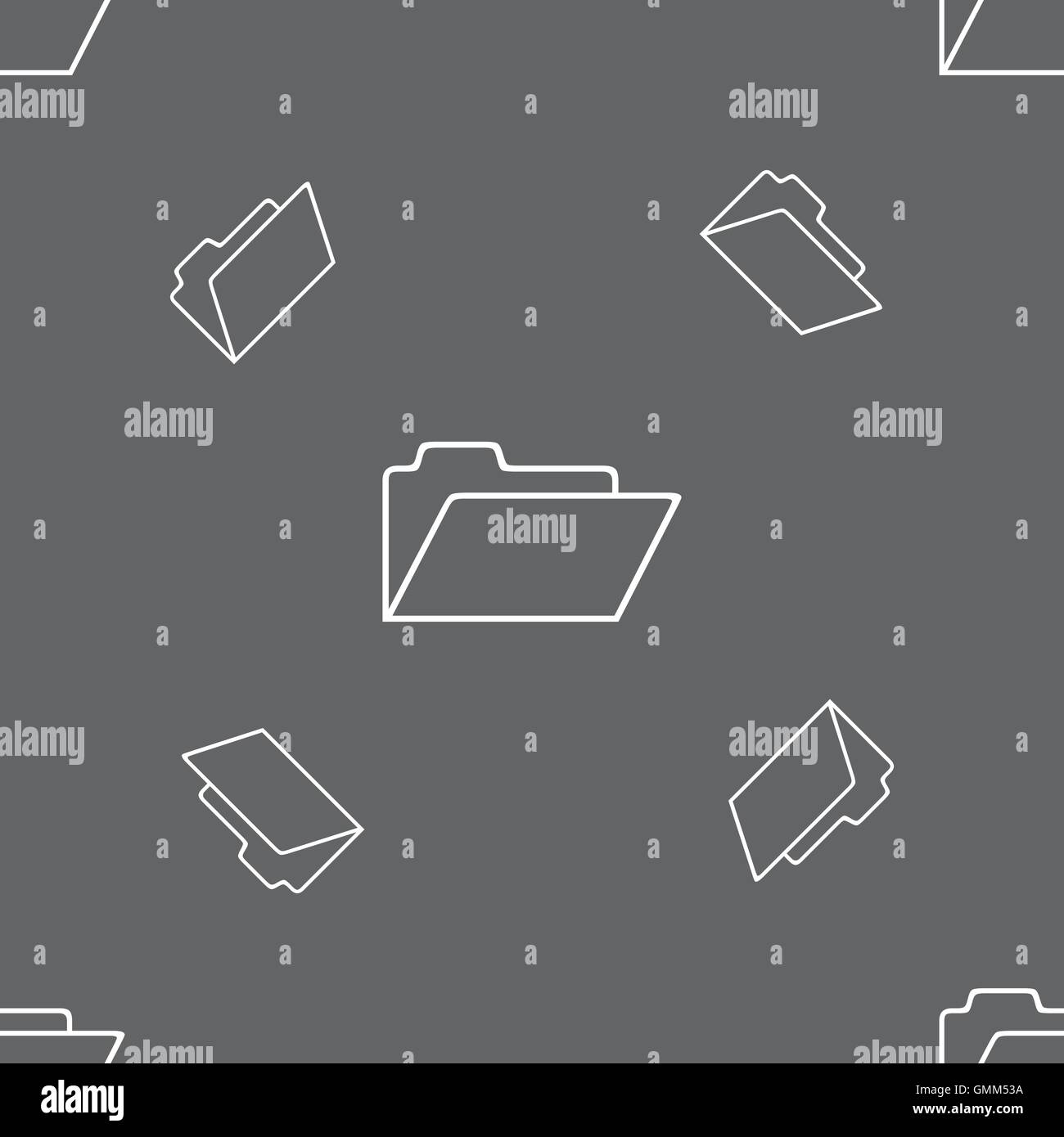 Document folder sign. Accounting binder symbol. Seamless pattern on a ...