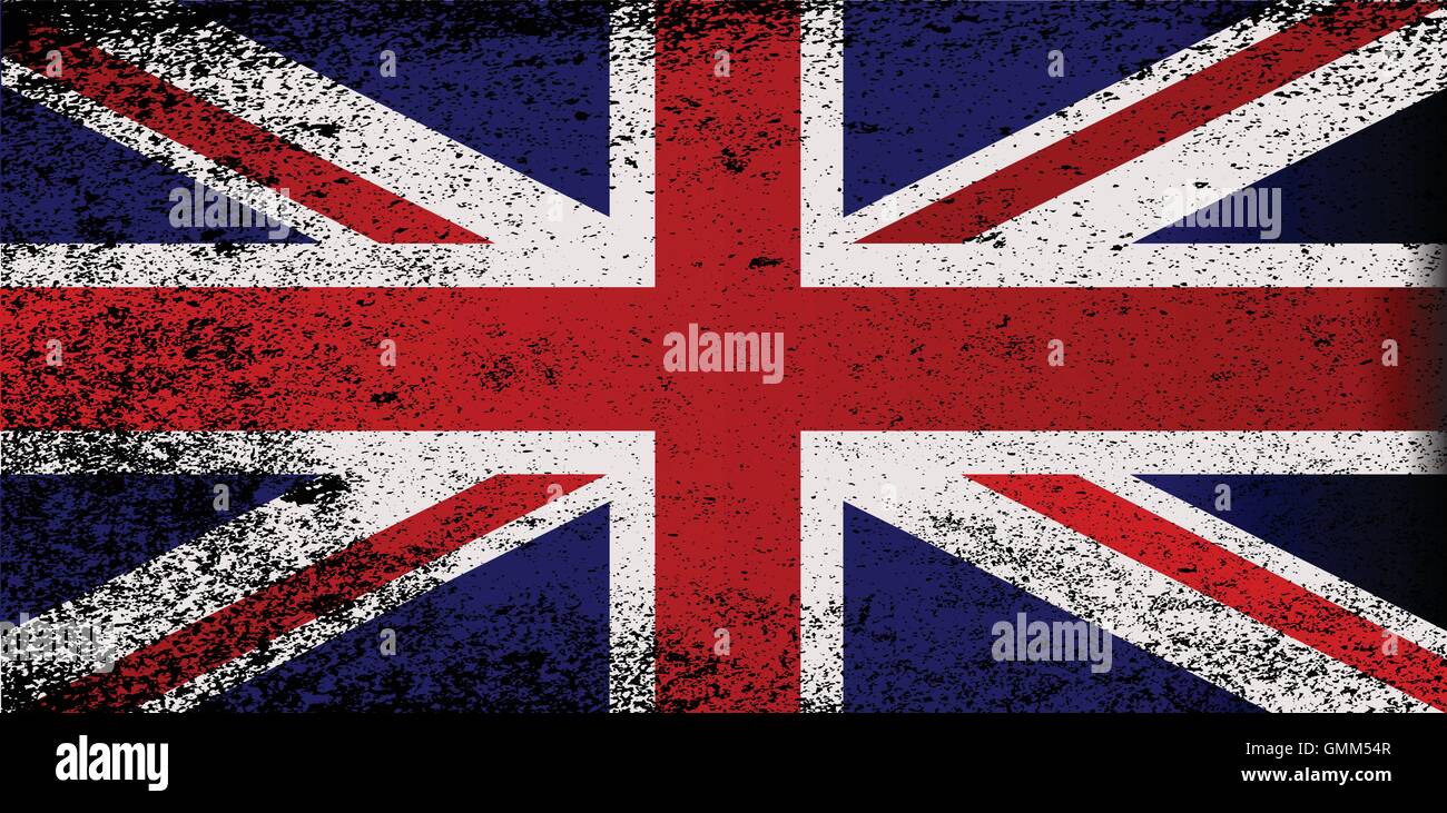 Grunge Union Jack Flag Stock Vector Image & Art - Alamy