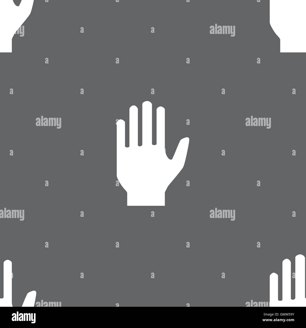 Detail of a handprint Stock Vector Images - Alamy