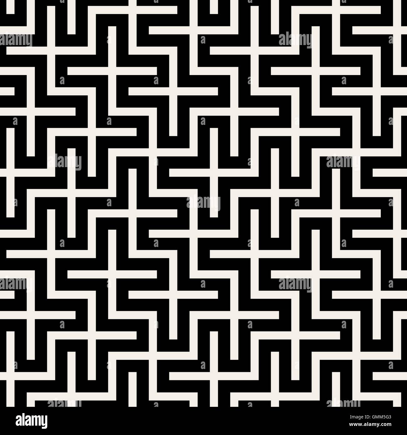 Vector Seamless Black & White Square Maze Grid Pattern Stock Vector ... Vector Seamless Black & White Square Maze Grid Pattern Stock Vector ...