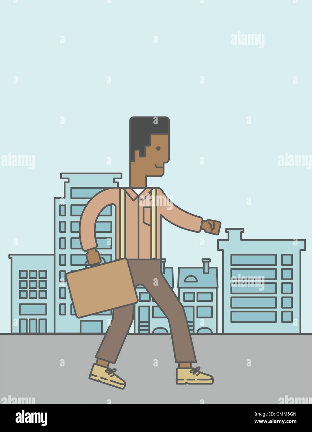 Minimal briefcase Stock Vector Images - Alamy