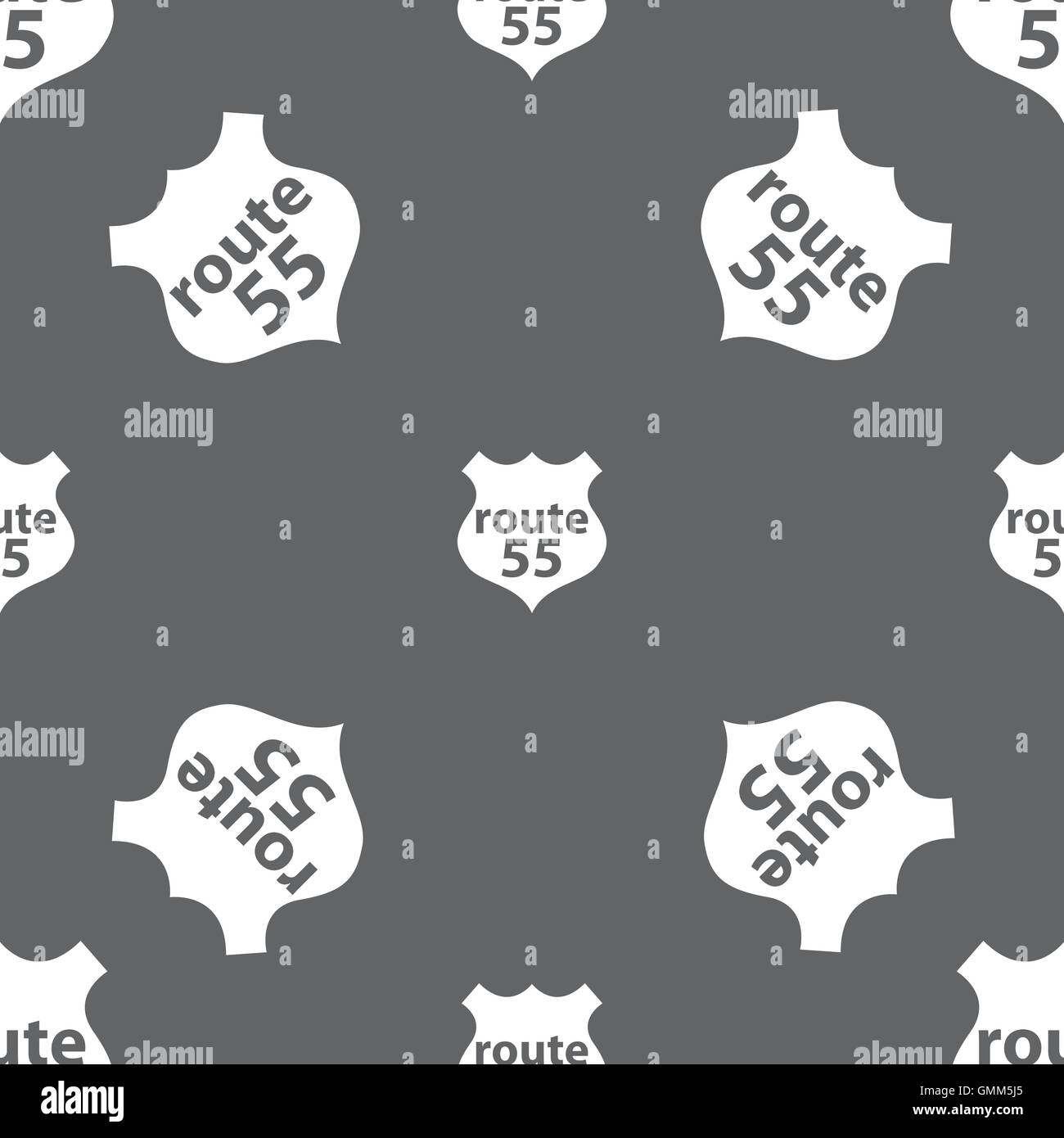 Bike route signage Stock Vector Images - Alamy