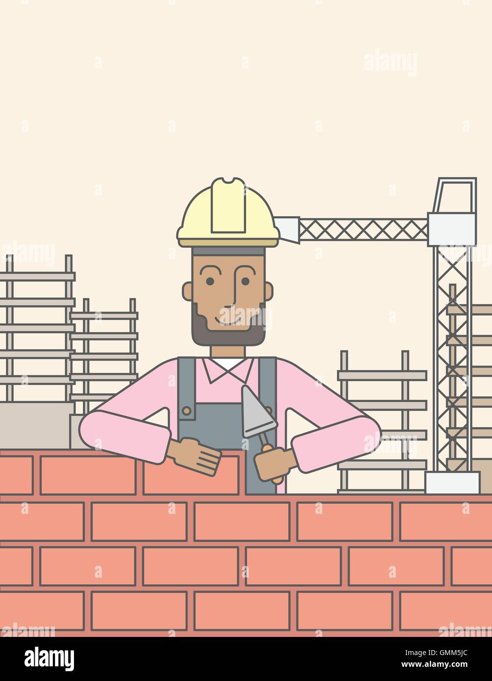 Bricklayer line hi-res stock photography and images - Alamy