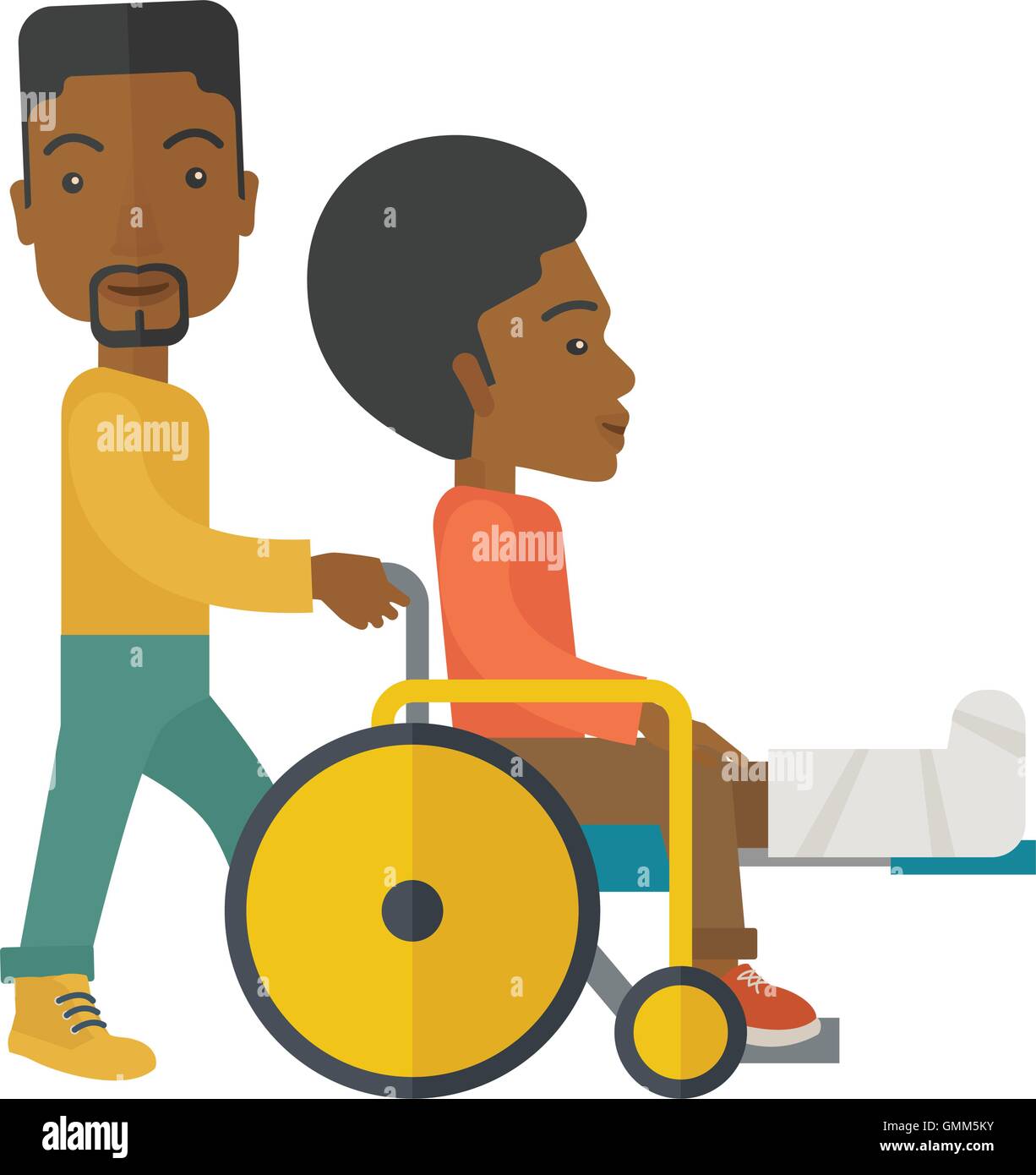 Patient in wheelchair Stock Vector Image & Art - Alamy