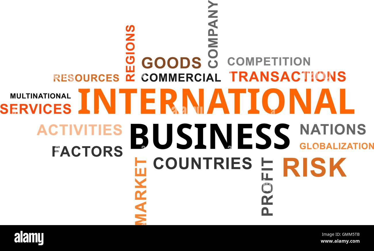 word cloud - international business Stock Vector Image & Art - Alamy