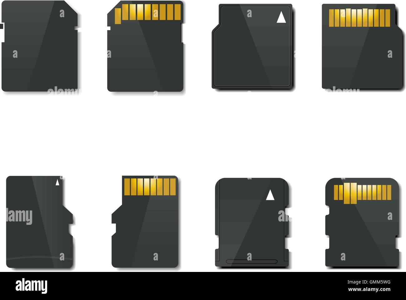 Set memory card, vector illustration Stock Vector Image & Art - Alamy