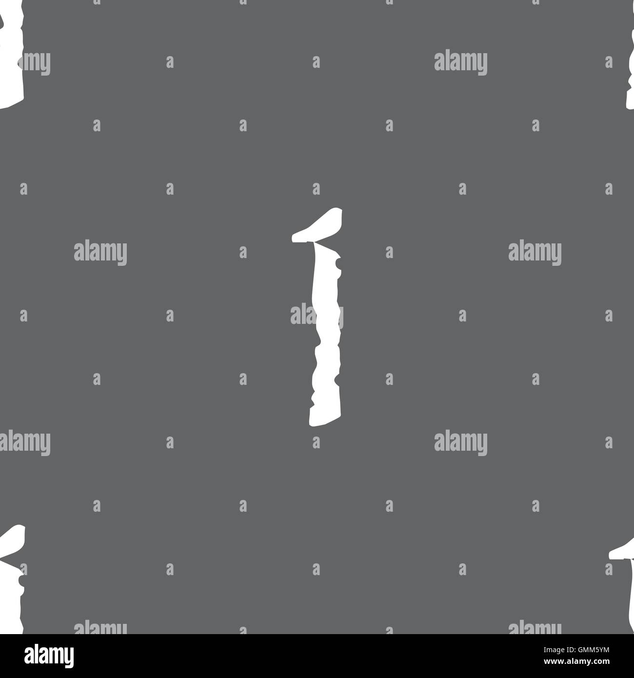 First place award sign. Winner symbol. Step one. Seamless pattern on a ...