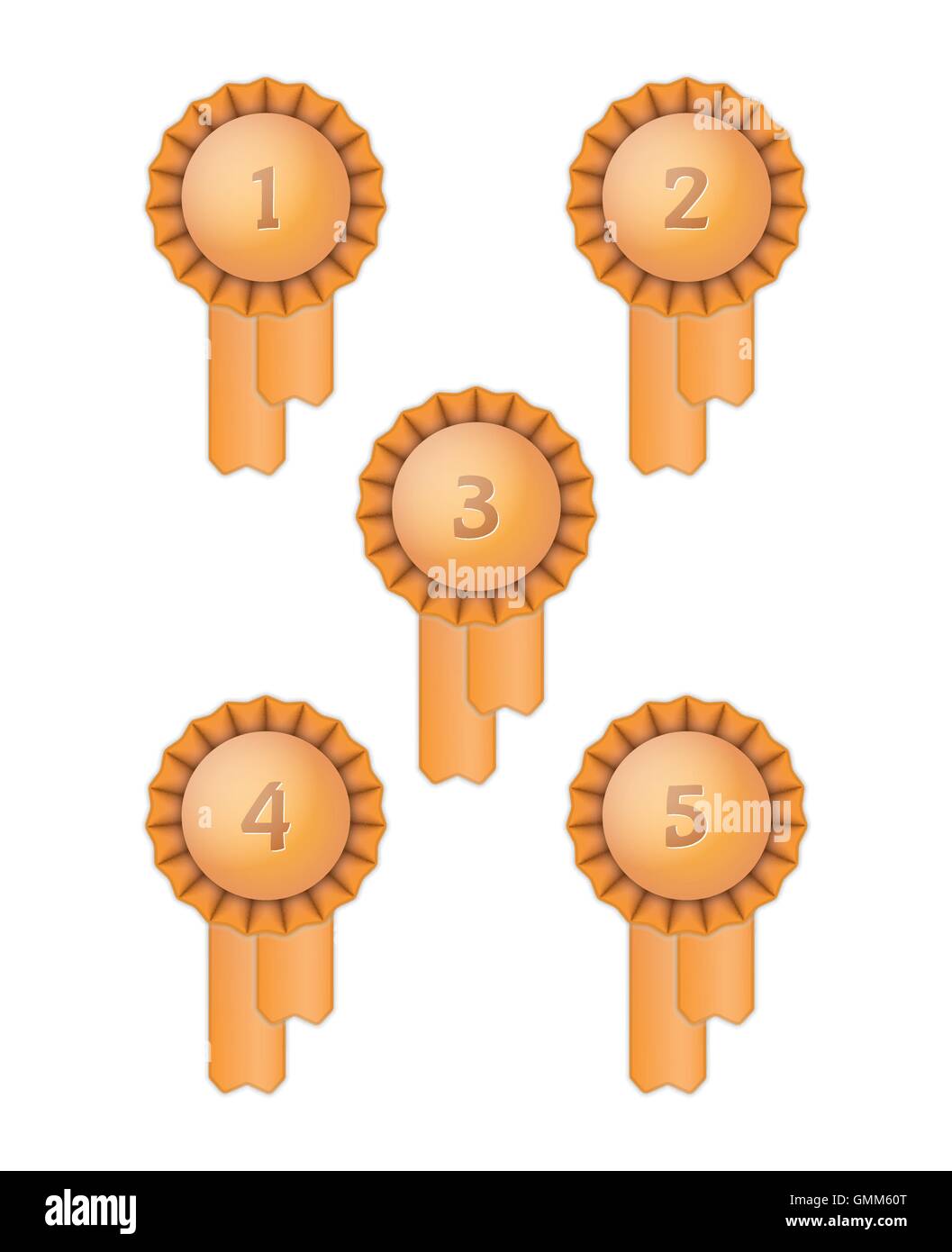 Certificate appreciation medal ribbon hi-res stock photography and ...