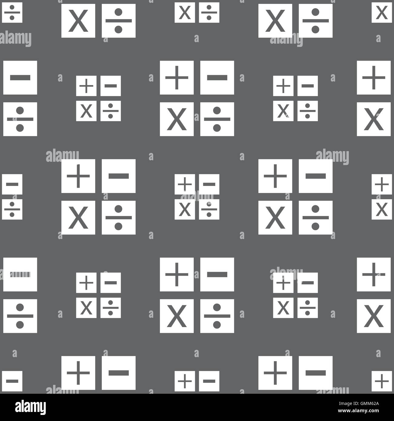 Multiplication, division, plus, minus icon Math symbol Mathematics ...