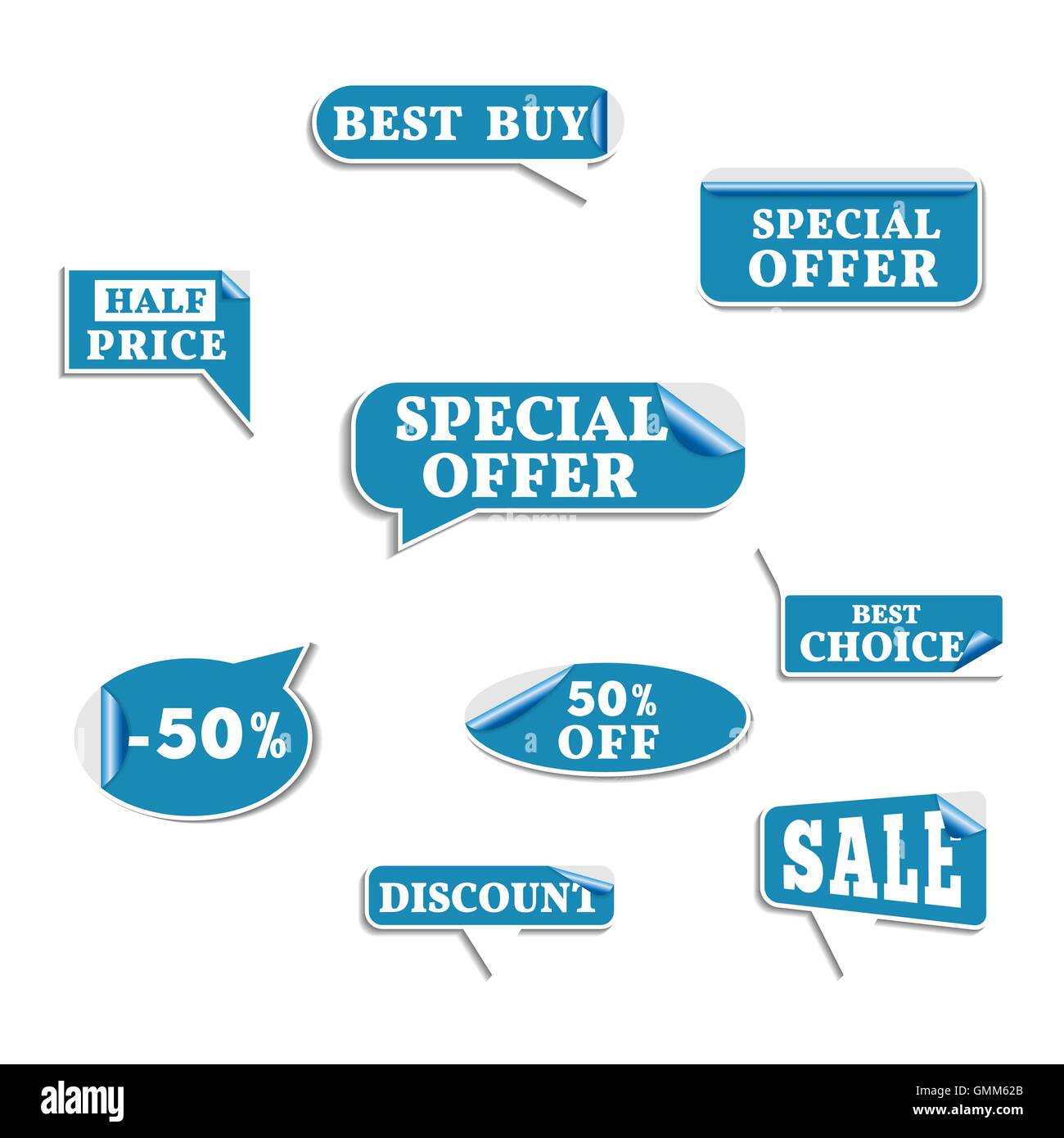 Set of bright labels, vector illustration Stock Vector Image & Art - Alamy