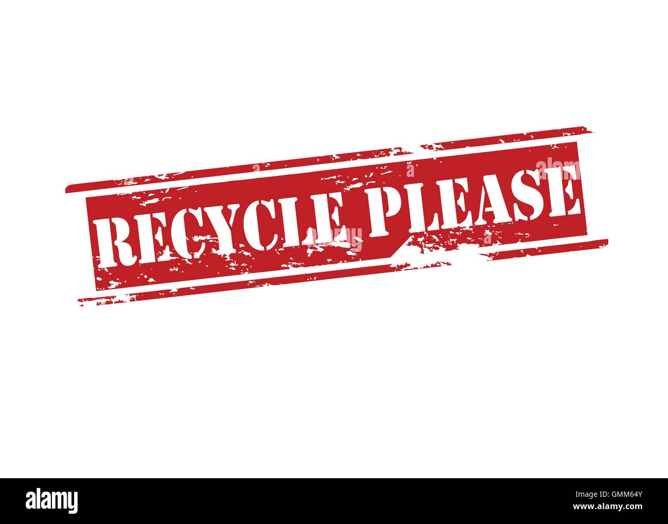 Please recycle here sign hi-res stock photography and images - Alamy