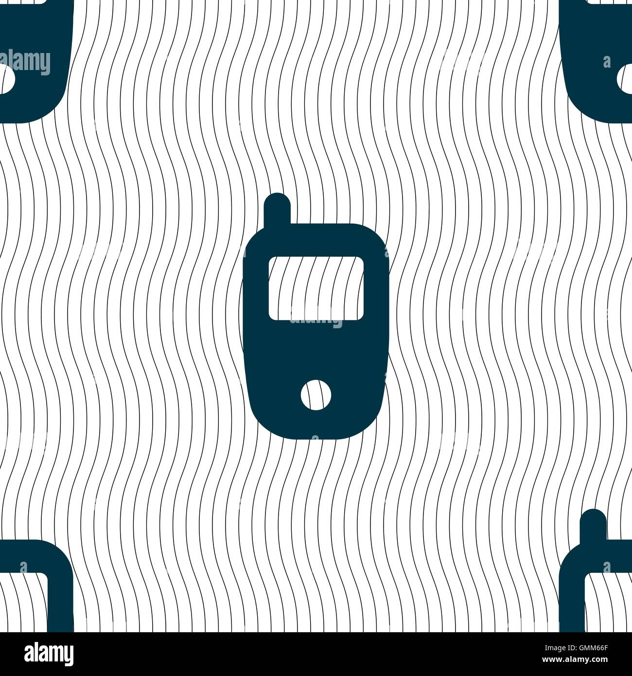 Mobile telecommunications technology symbol. Seamless pattern with ...