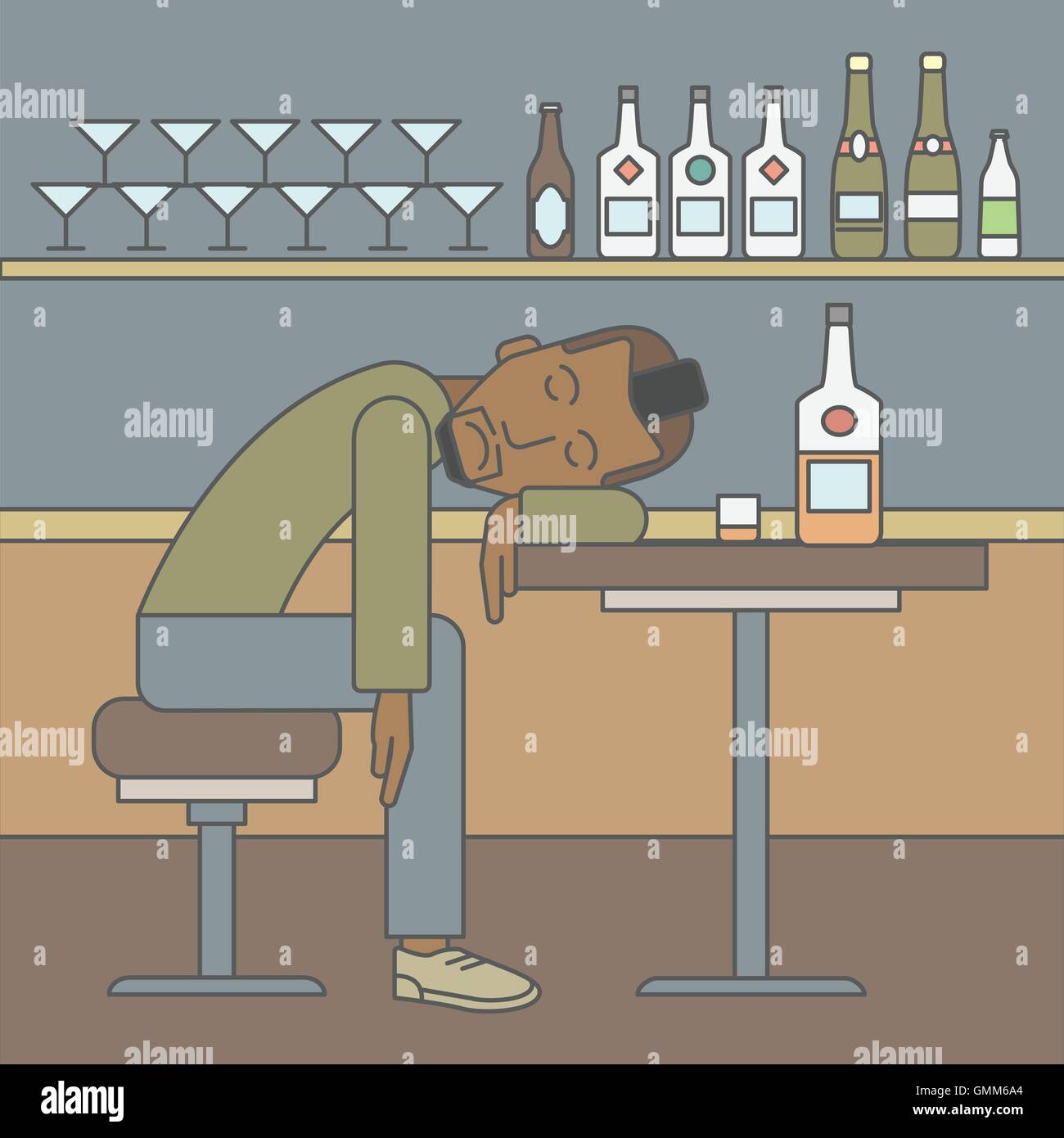 Inside sleeping Stock Vector Images - Alamy
