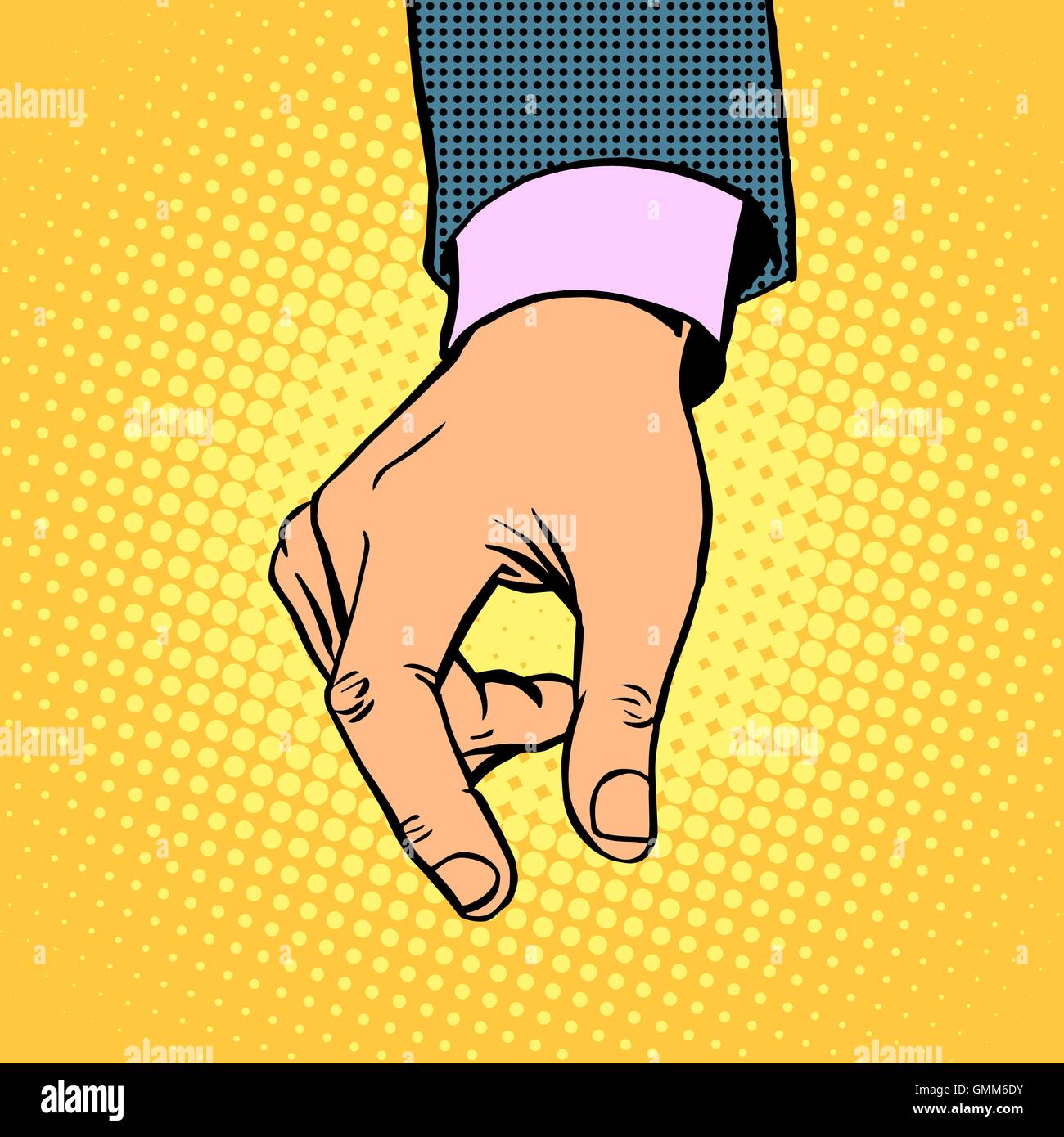 Hand fingers Stock Vector Images - Alamy