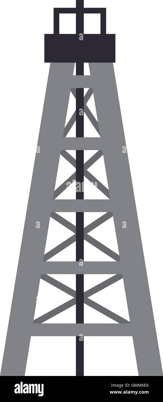 factory and industry oil tower Stock Vector Image & Art - Alamy