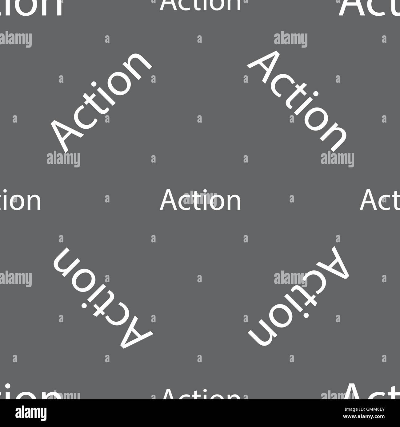 Action sign icon. Motivation button with arrow. Seamless pattern on a ...