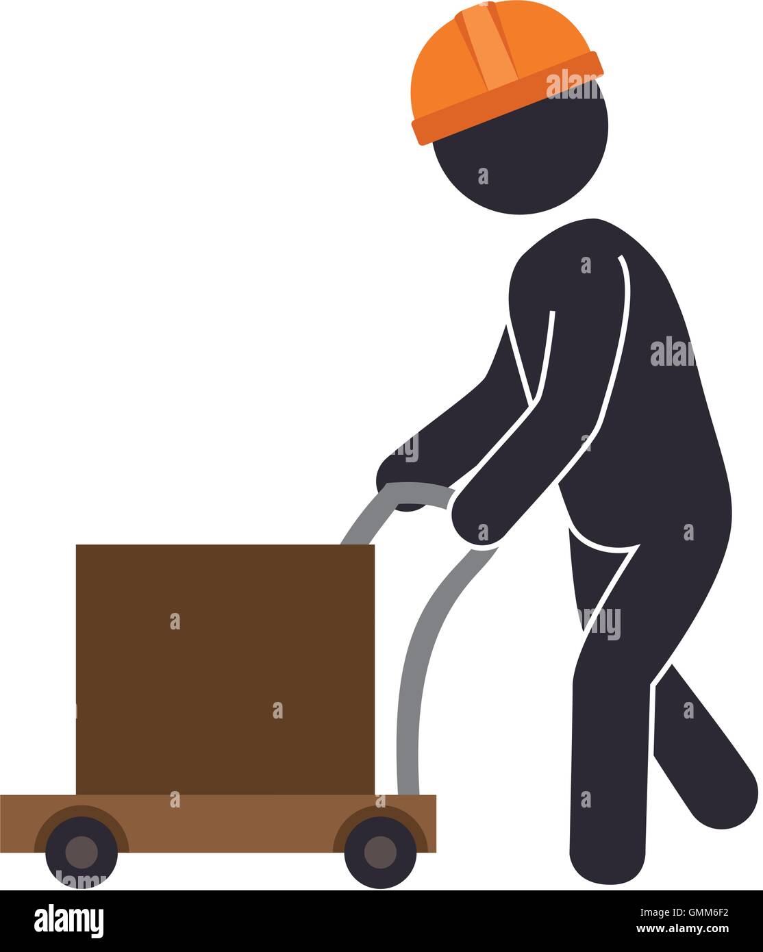 construction man working Stock Vector Image & Art - Alamy