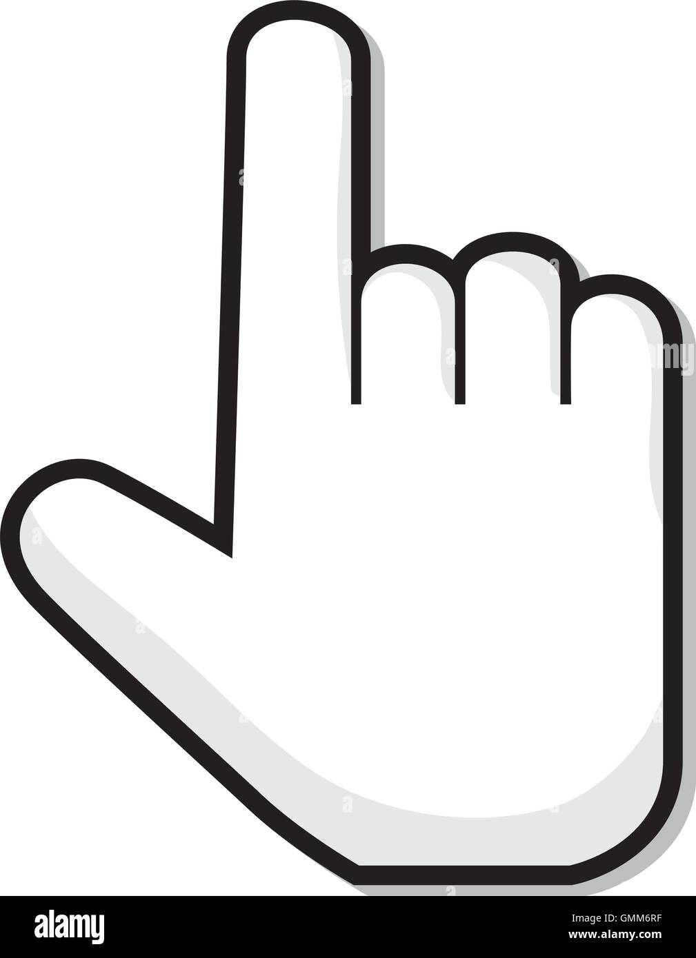 hand pointing finger Stock Vector Image & Art - Alamy