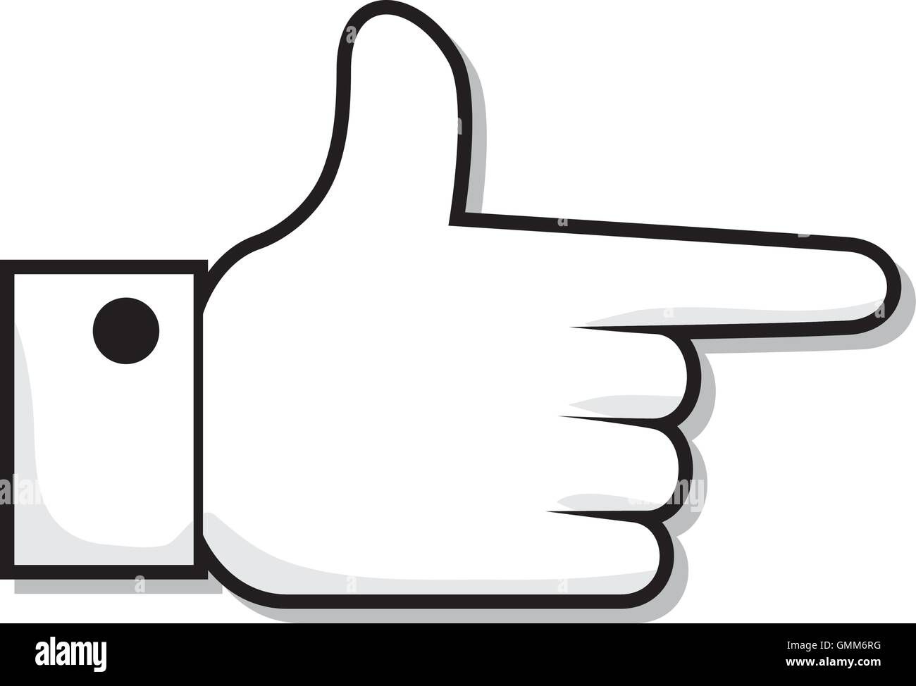 hand pointing finger Stock Vector Image & Art - Alamy