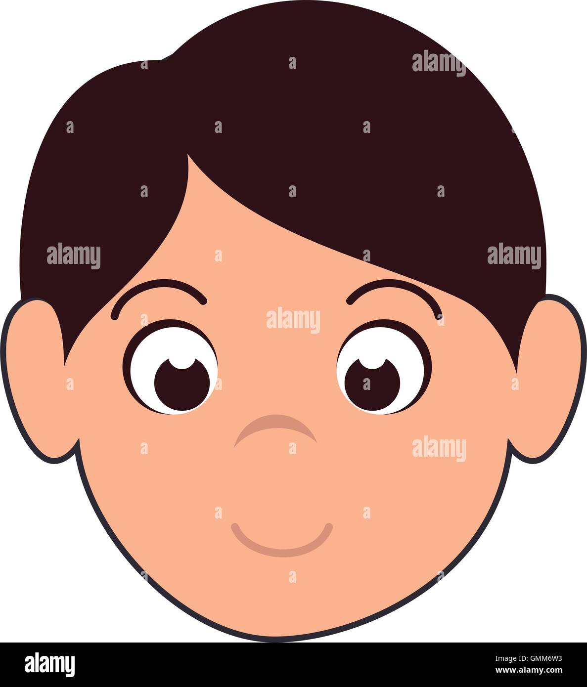 little boy smiling Stock Vector Image & Art - Alamy