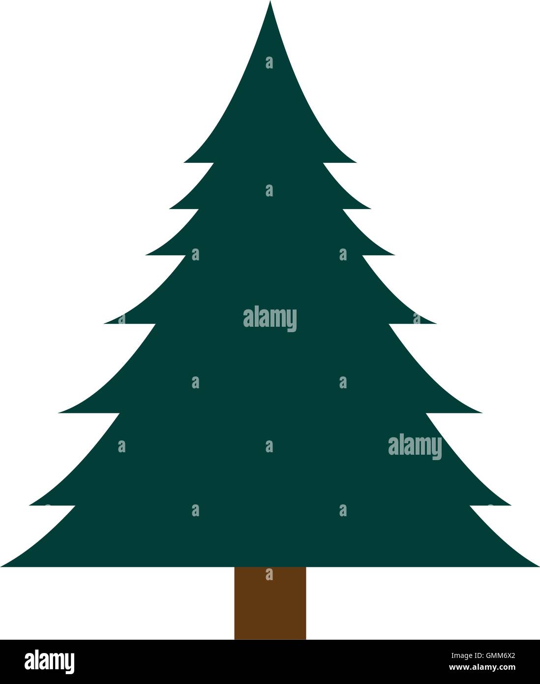 pine tall tree plant Stock Vector Image & Art - Alamy