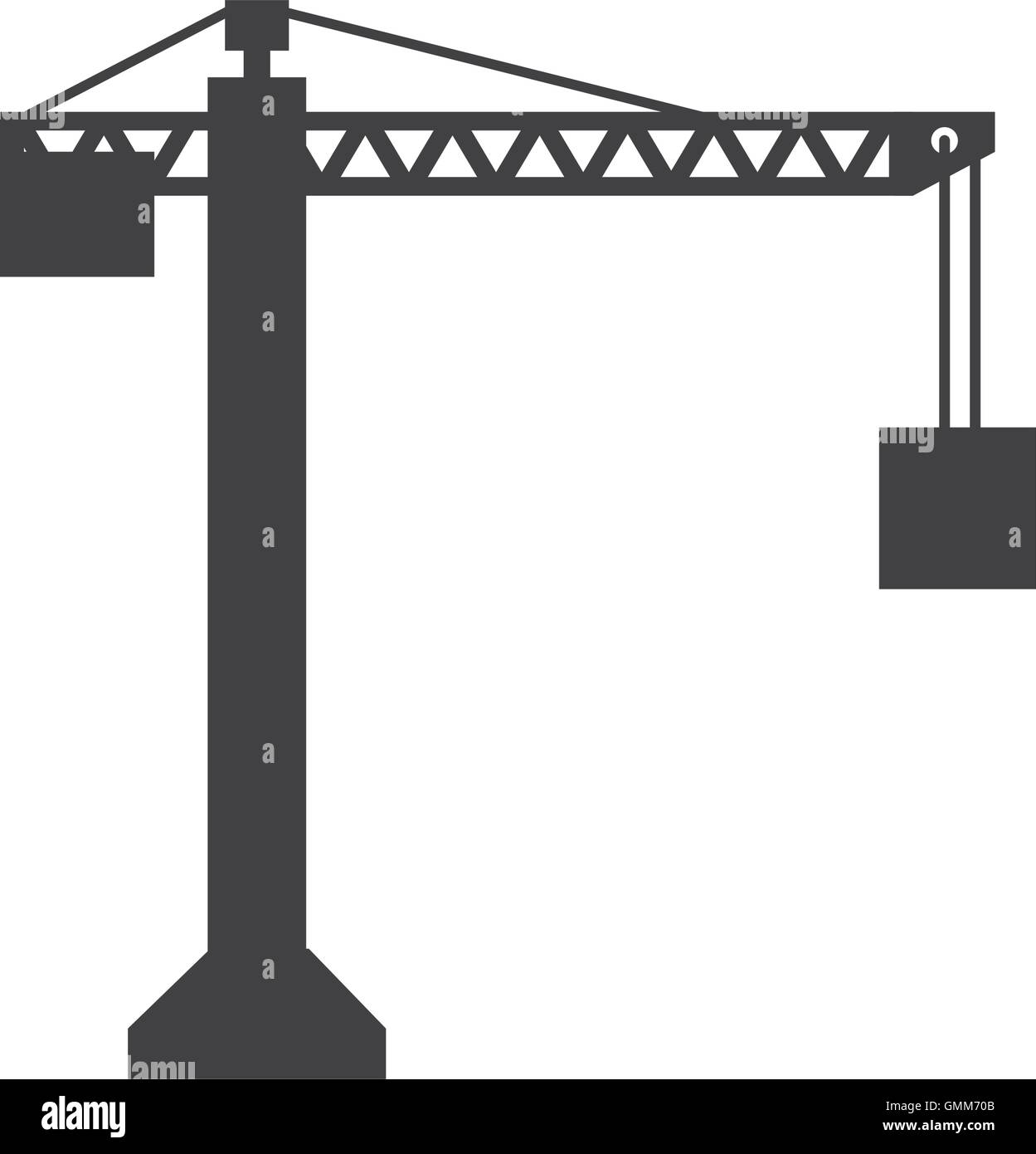 Crane set up estate construction hi-res stock photography and images ...