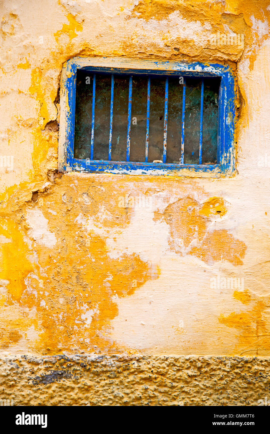window in morocco africa and old construction wal brick historical ...