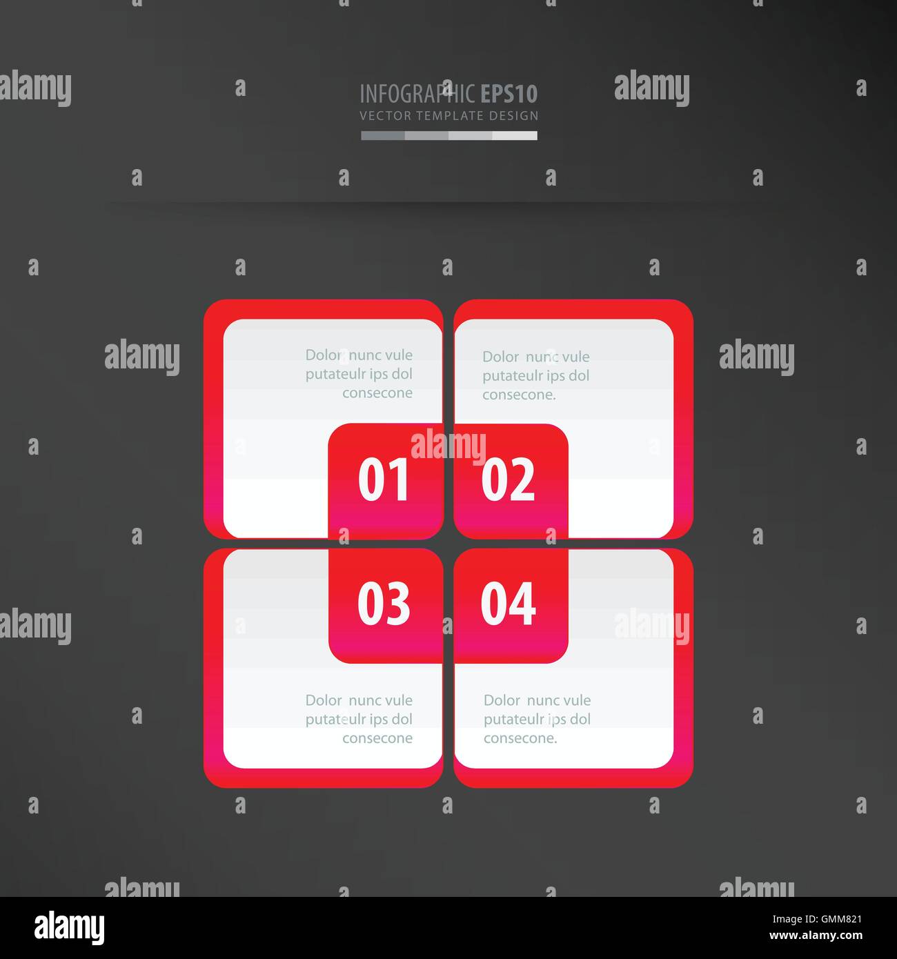 Rectangle presentation template neon pink Stock Vector Image & Art - Alamy