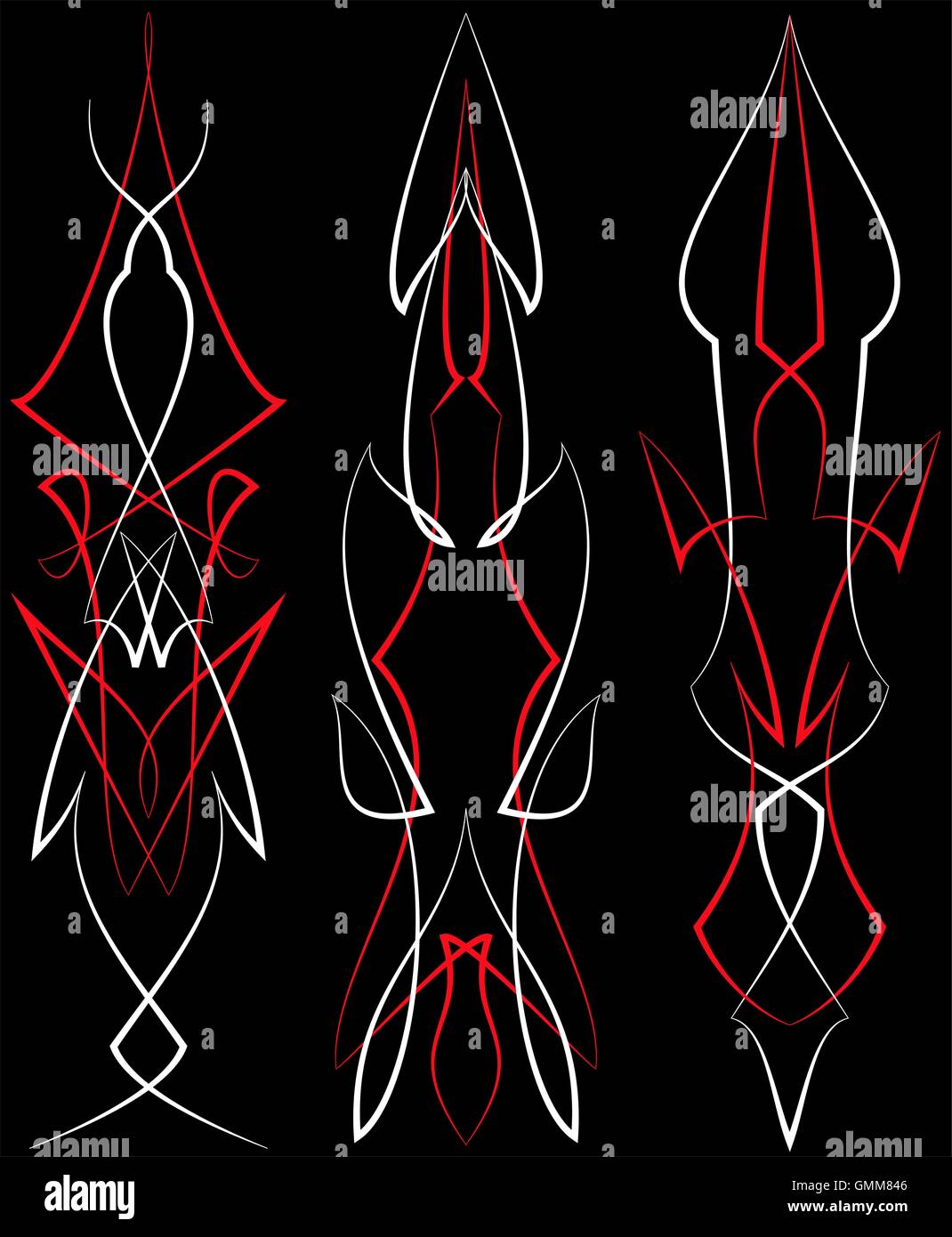 Pinstripe Graphics : Vinyl Ready Stock Vector Image & Art - Alamy