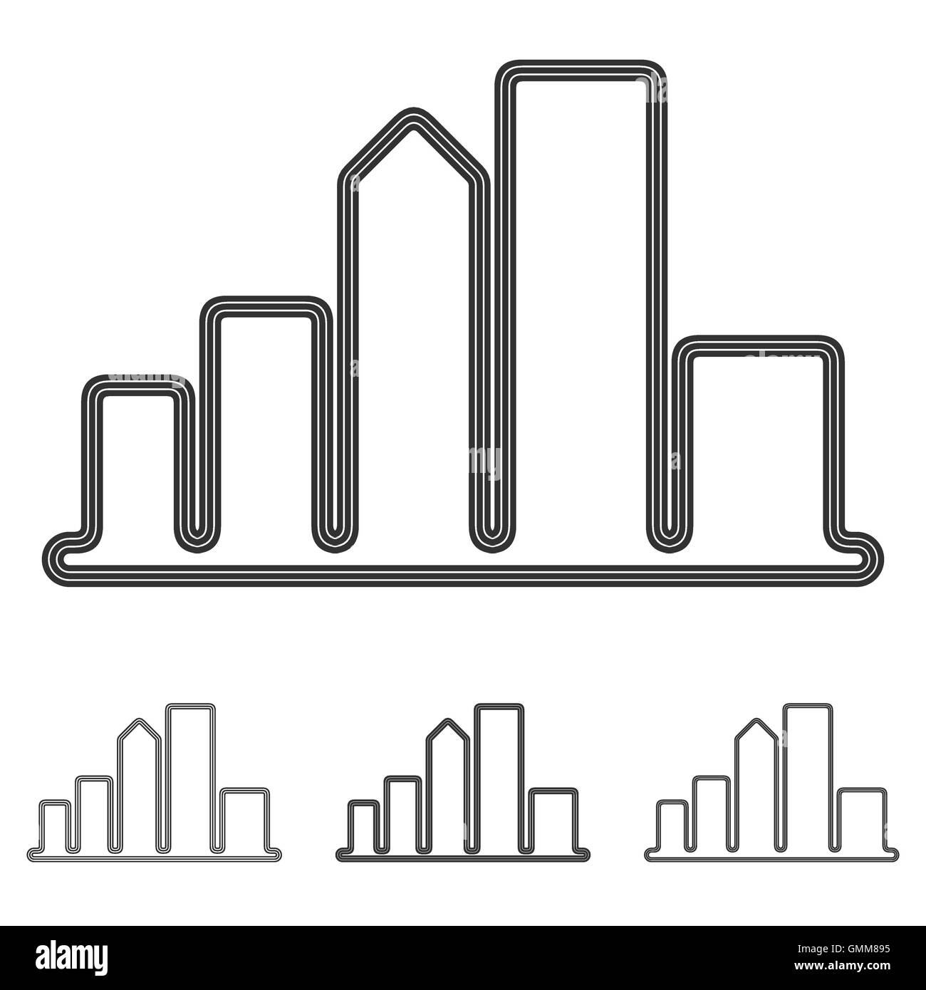 City logo design set Stock Vector Image & Art - Alamy