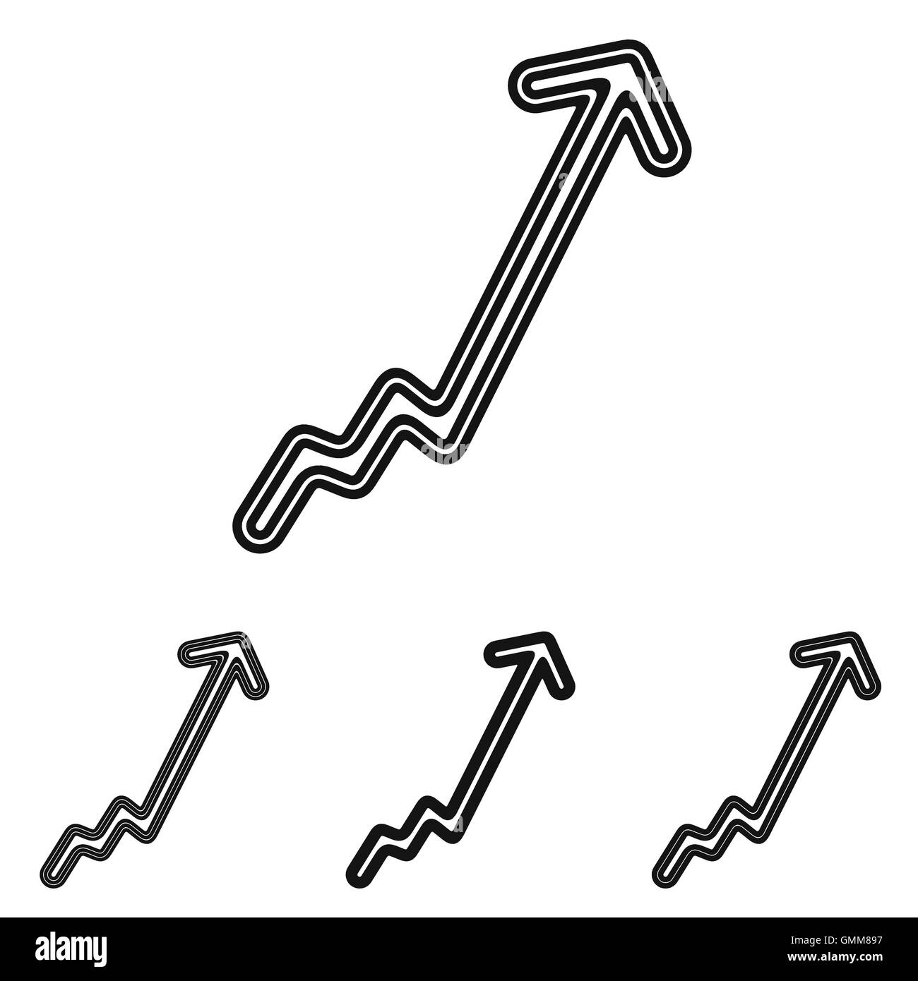 Progress logo Black and White Stock Photos & Images - Alamy