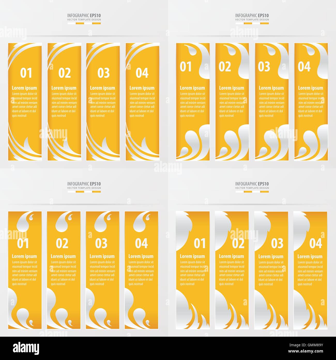 vectors banner and template yellow color Stock Vector Image & Art - Alamy