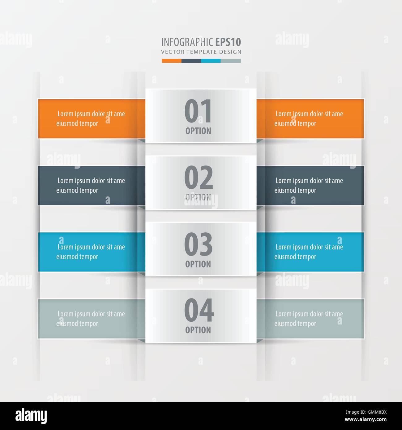Rectangle banner Orange , blue, gray color Stock Vector Image & Art - Alamy