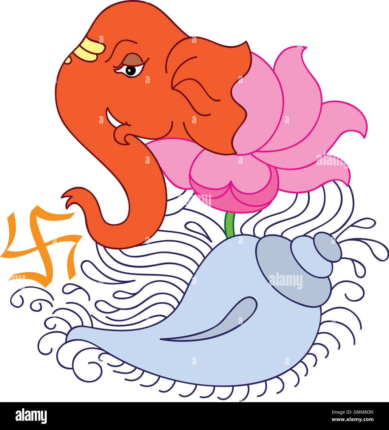 Ganesha The Lord Of Wisdom Stock Vector Image & Art - Alamy