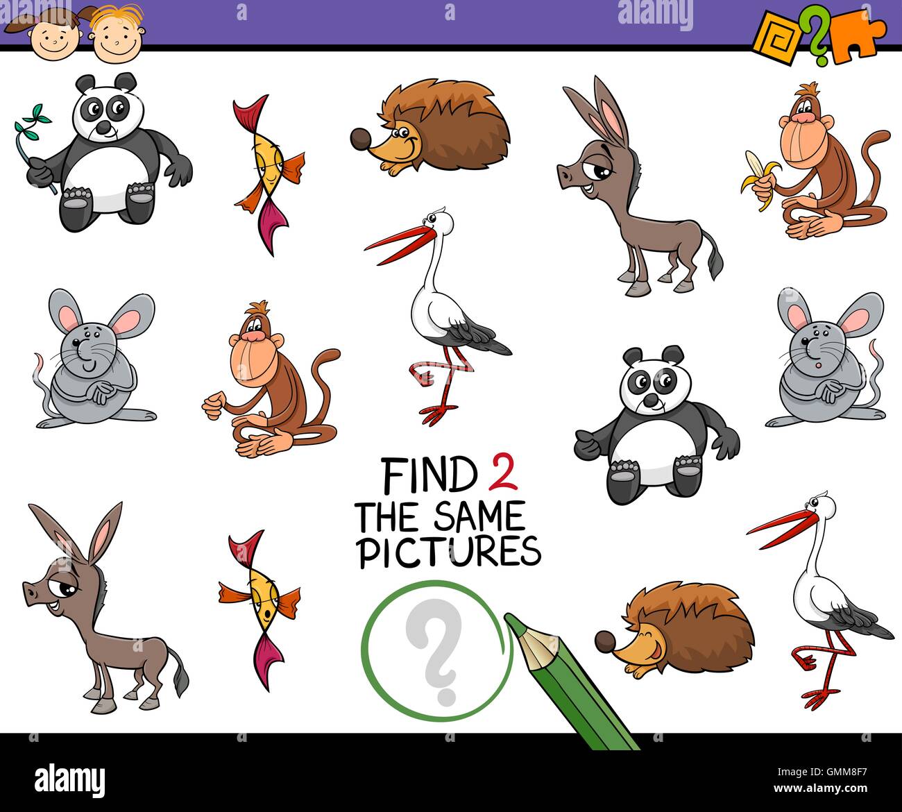 cartoon task for children Stock Vector Image & Art - Alamy