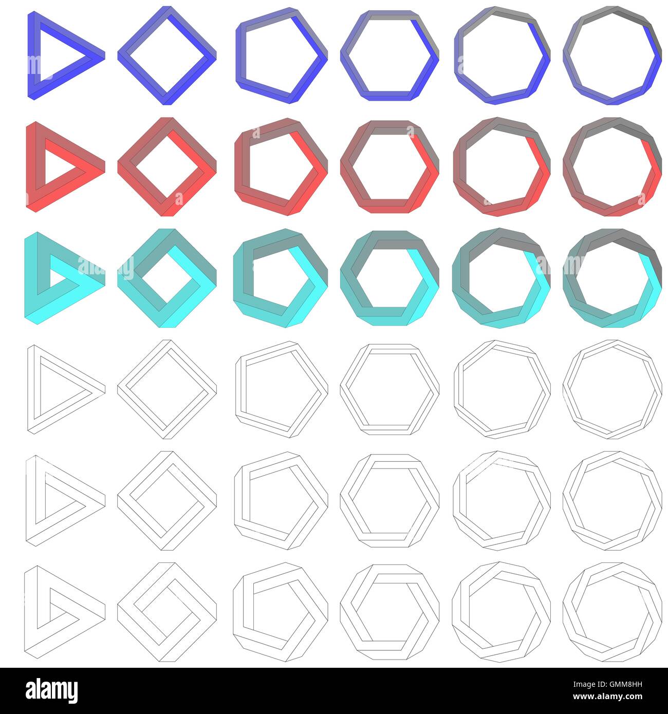 Penrose Shape High Resolution Stock Photography and Images - Alamy