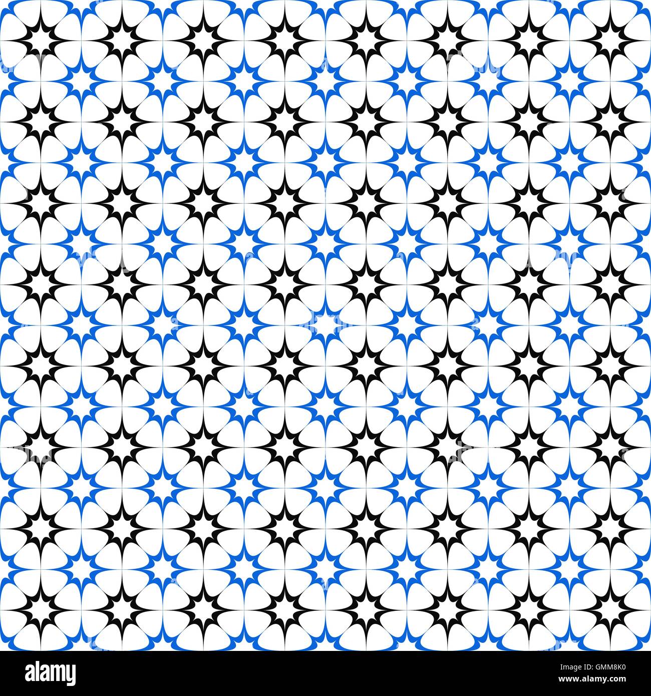 Blue trellis pattern Stock Vector Images - Alamy