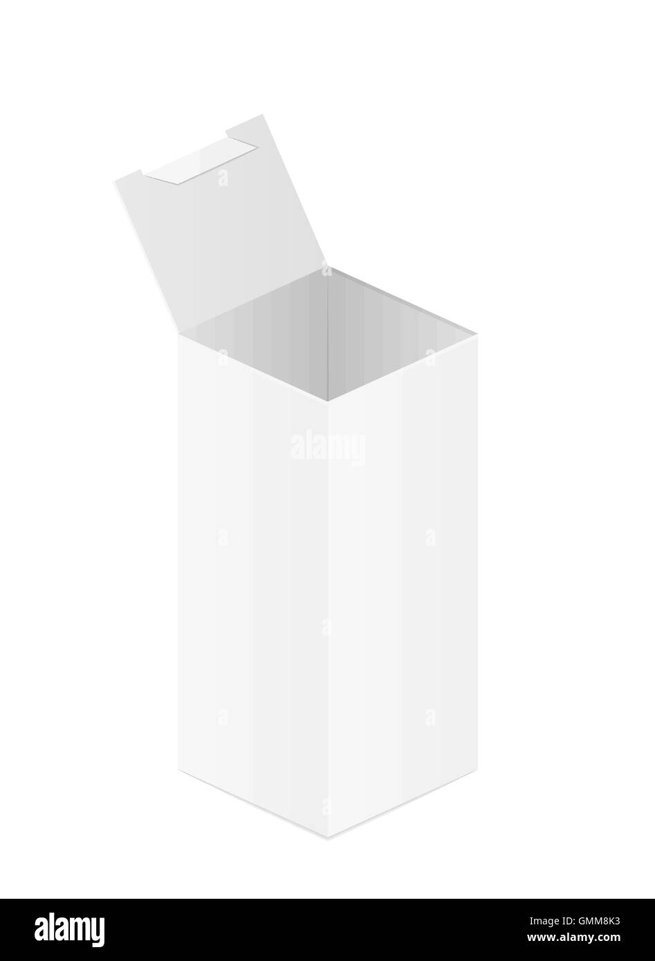 open white blank box Stock Vector Image & Art - Alamy